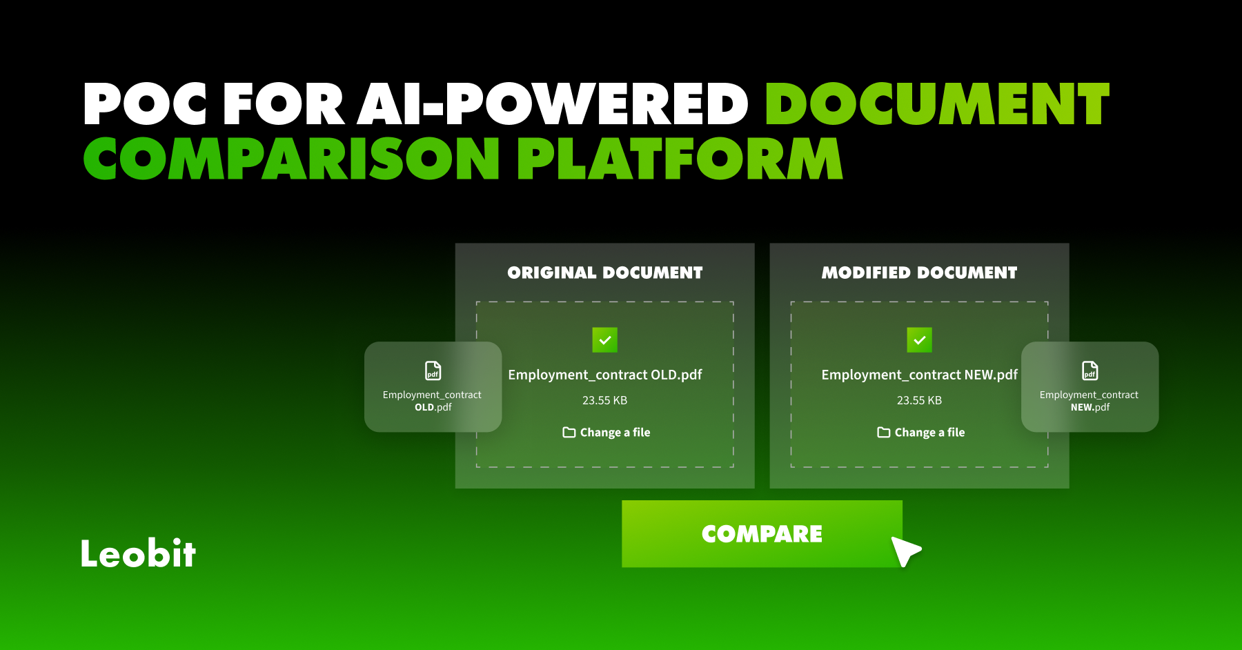 AI document comparison proof-of-concept | Leobit